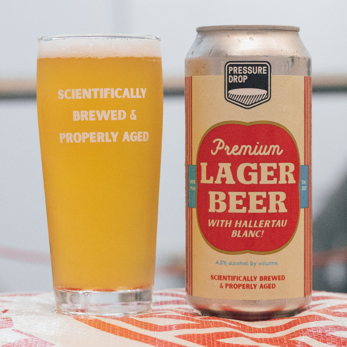 Pressure Drop - Premium Lager – No Boring Beer